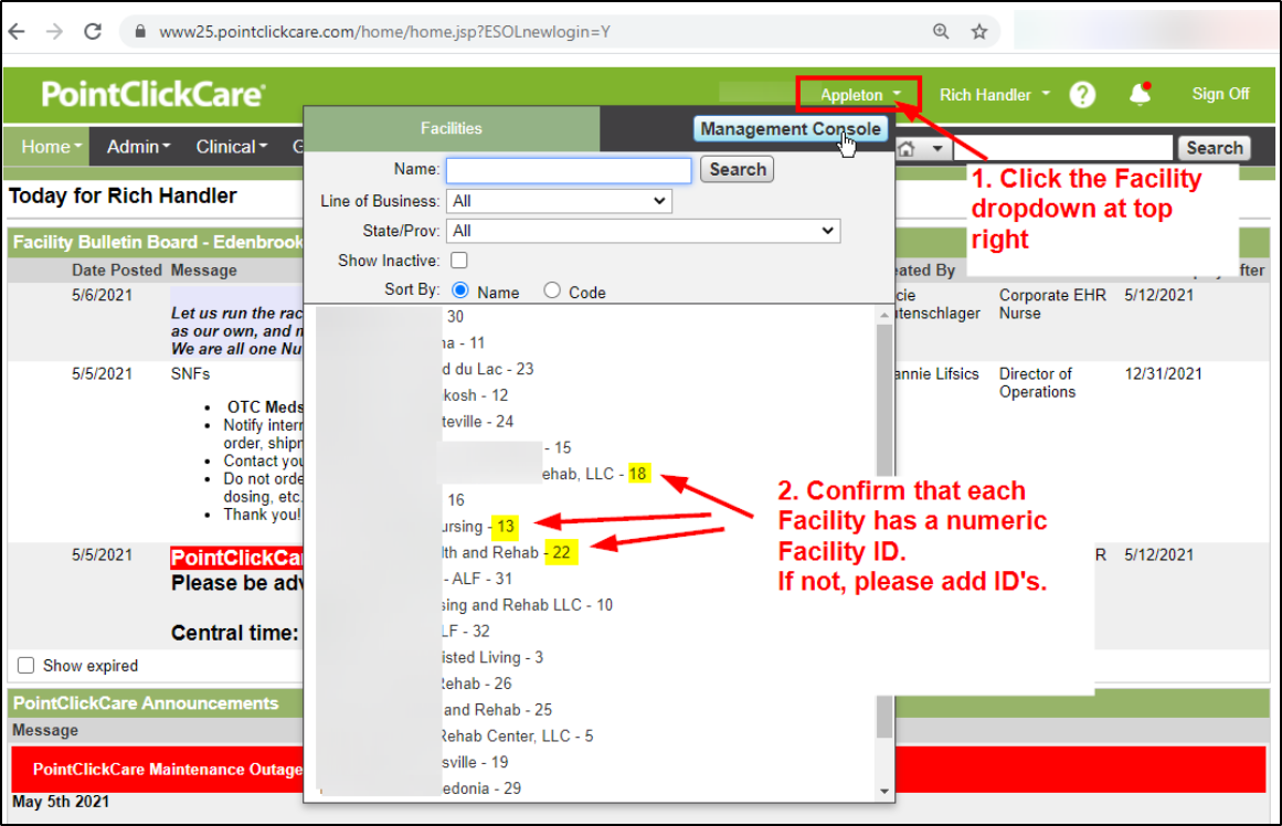 Connect PointClickCare.com (PCC) to ARP