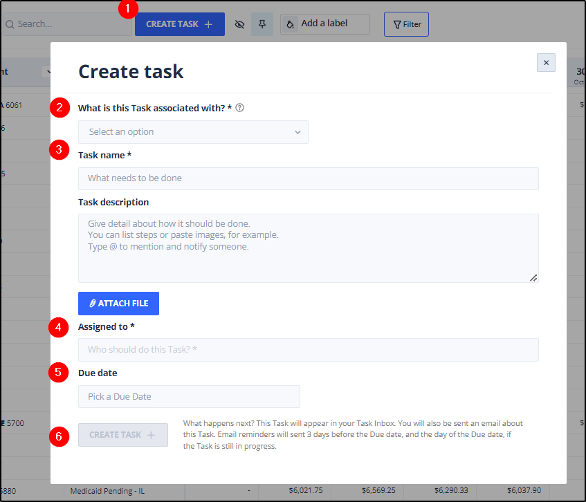 Creating Tasks