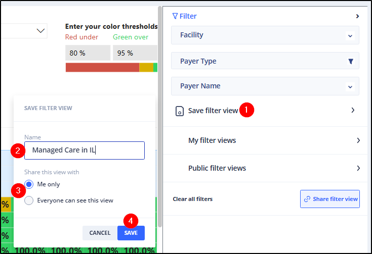 Percent Collected Report (PCC)