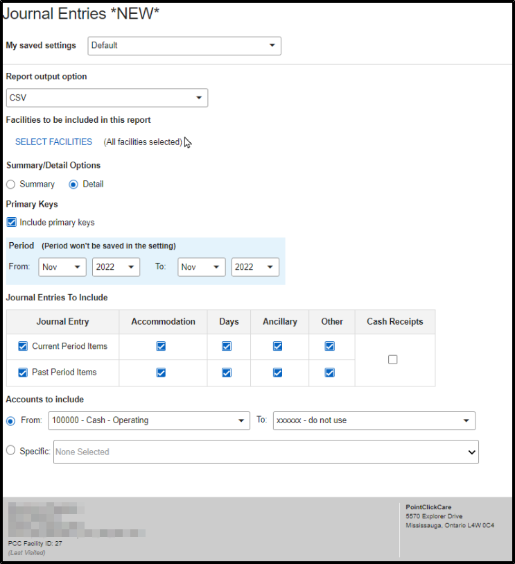 Percentage Collected Report (PCC) (IN TESTING)
